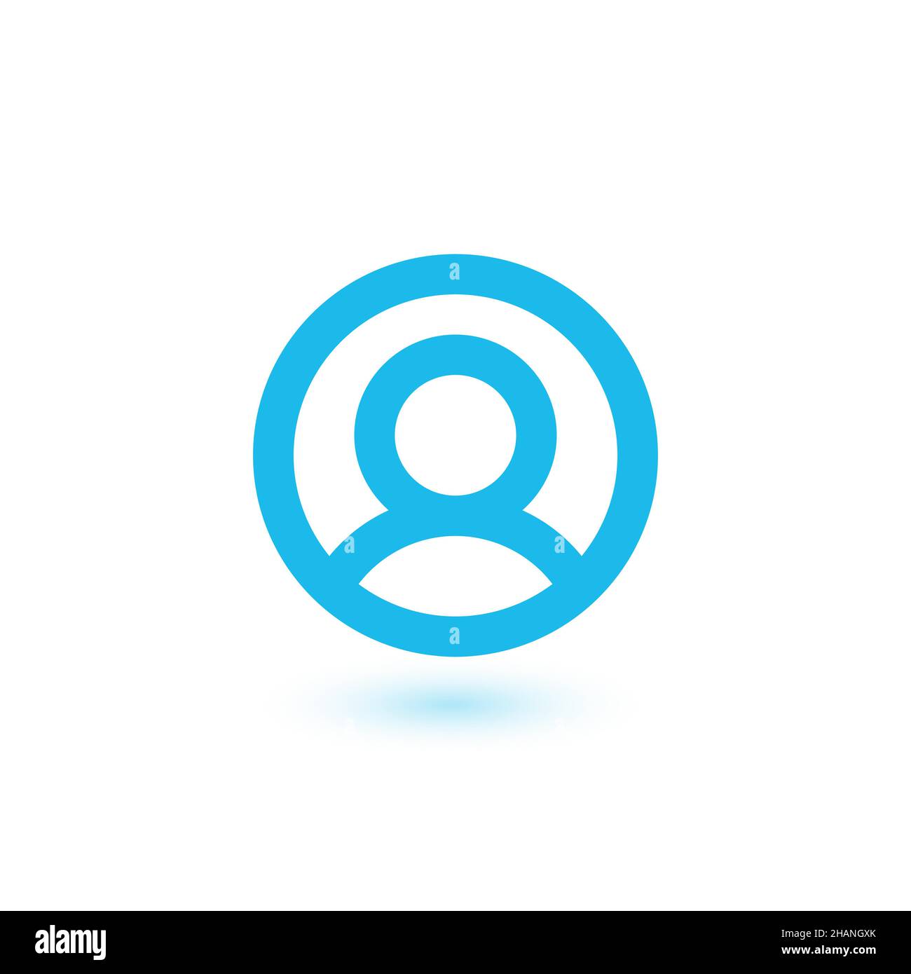 Account or user icon, Stock vector illustration isolated Stock Vector ...