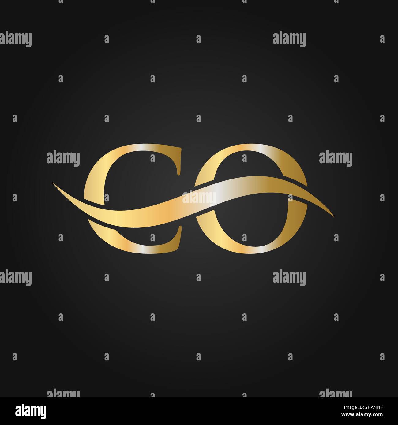 Letter CO Logo Design Template. CO, C O Letter Logo Modern, Flat ...