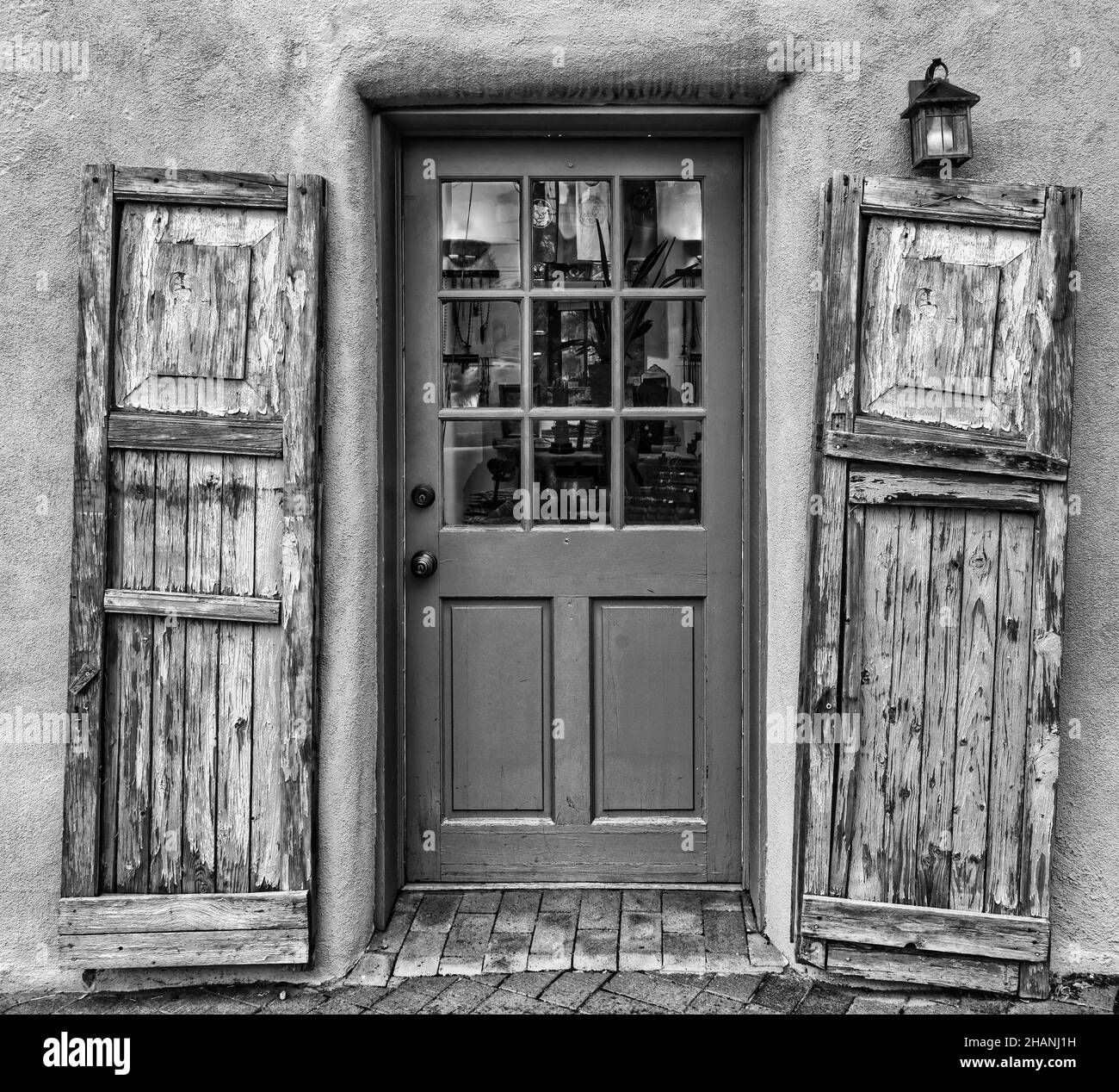 Santa fe house Black and White Stock Photos & Images - Alamy