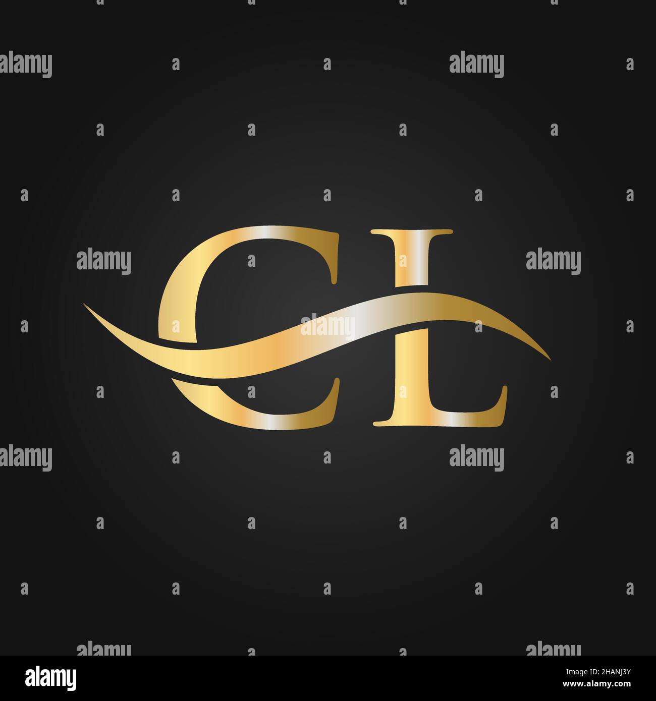 Letter CL Logo Design Template. CL, C L Letter Logo Modern, Flat ...