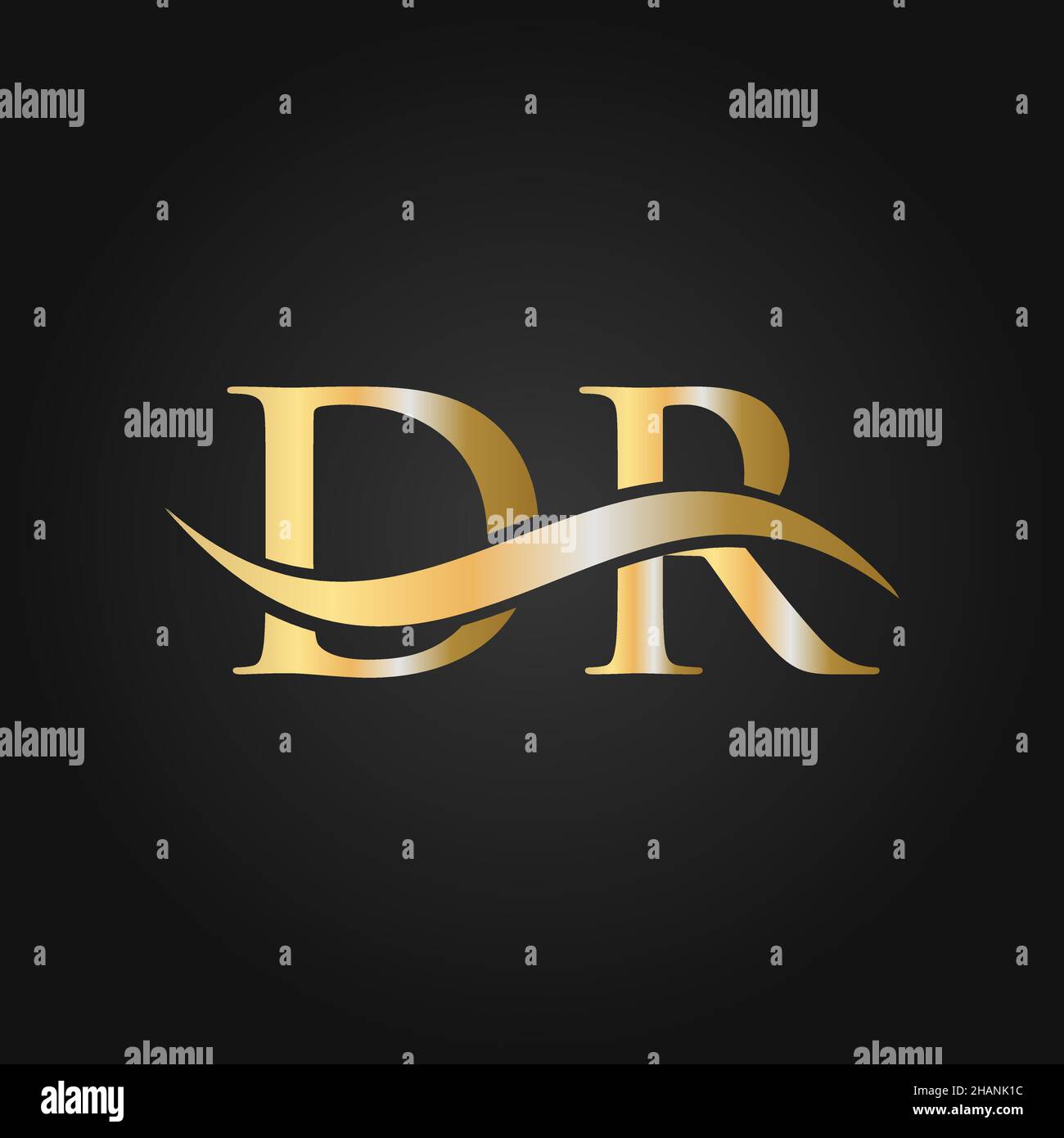 Letter DR Logo Design Template. DR, D R Letter Logo Modern, Flat ...
