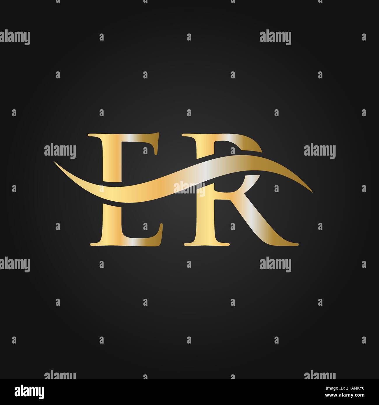 Letter r e logo hi-res stock photography and images - Alamy