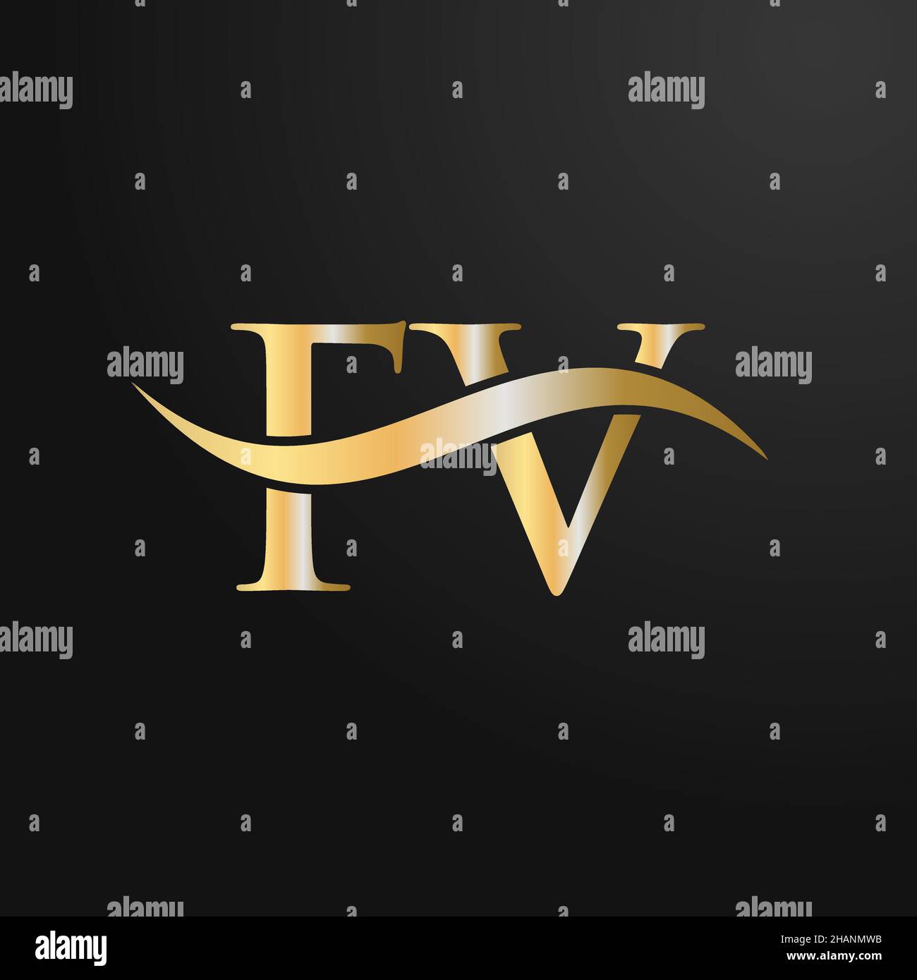 F v logo Stock Vector Images - Alamy