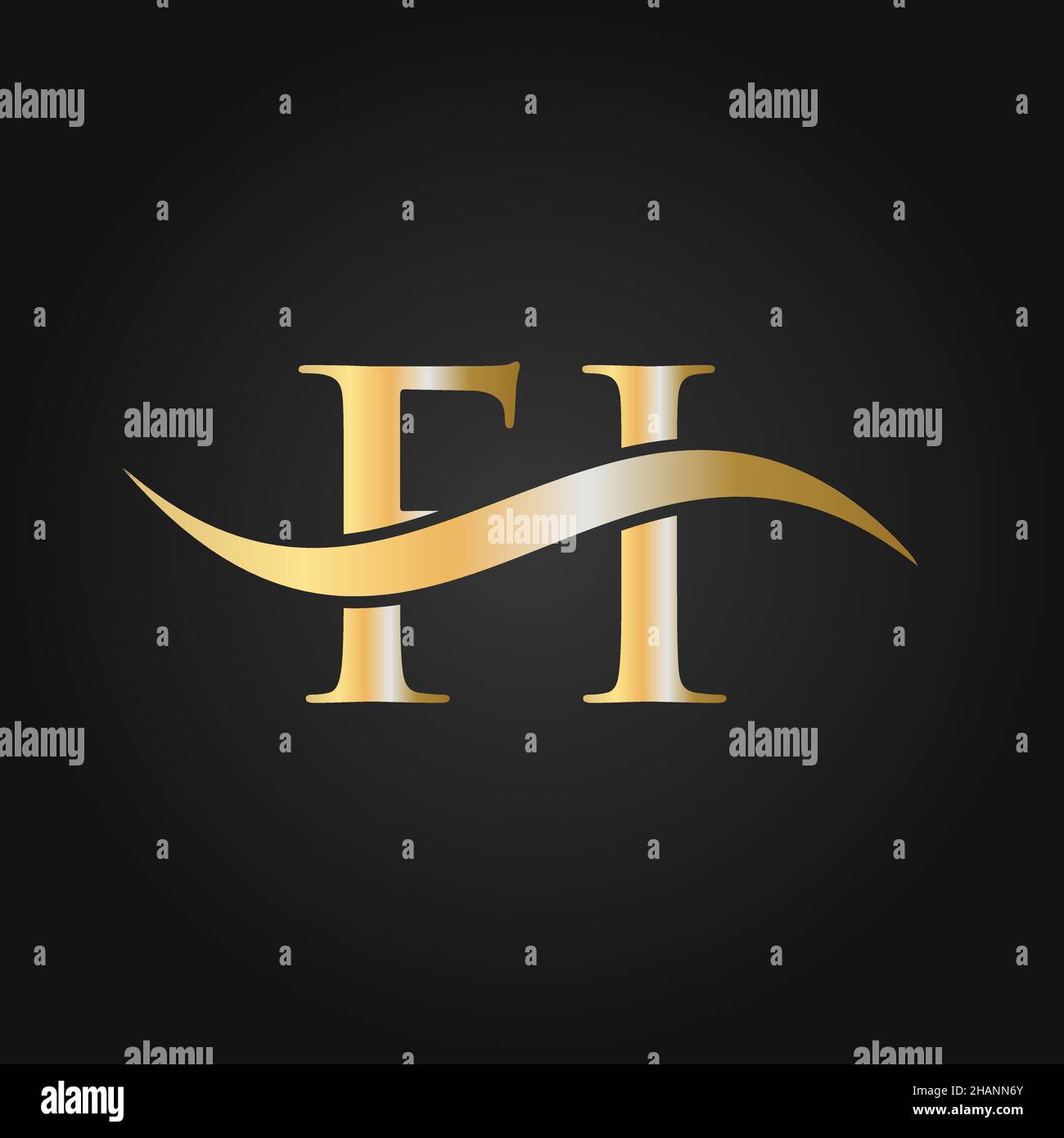 Letter fi logo hi-res stock photography and images - Alamy