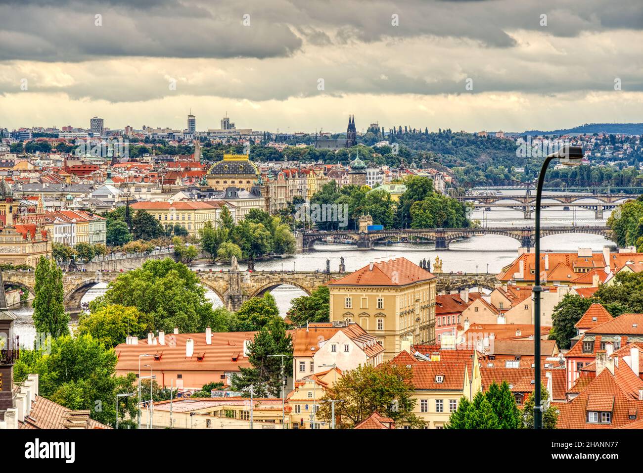 Prague cityscape, HDR Image Stock Photo - Alamy