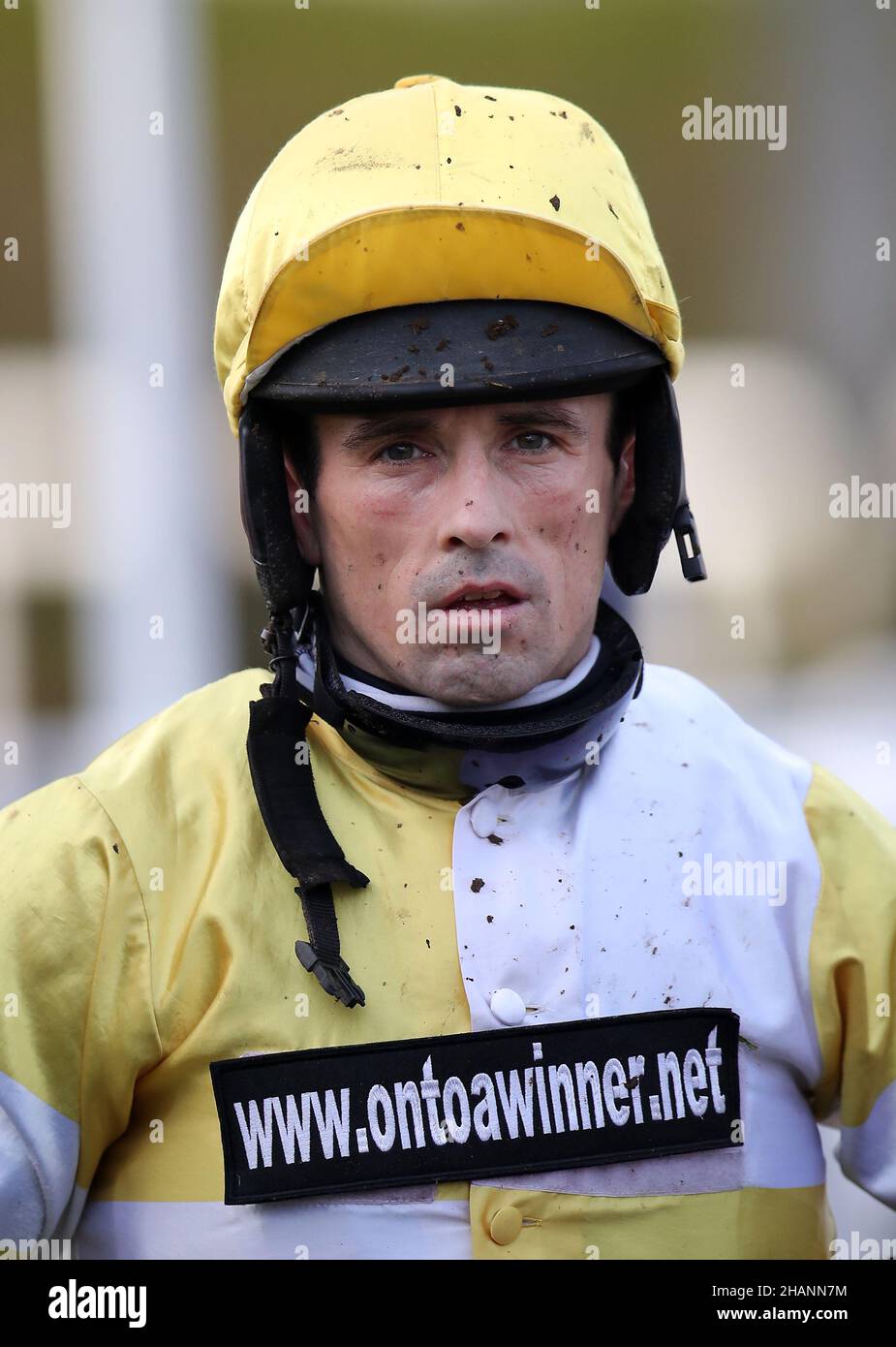 Jockey Sean Quinlan at Catterick racecourse. Picture date: Tuesday ...