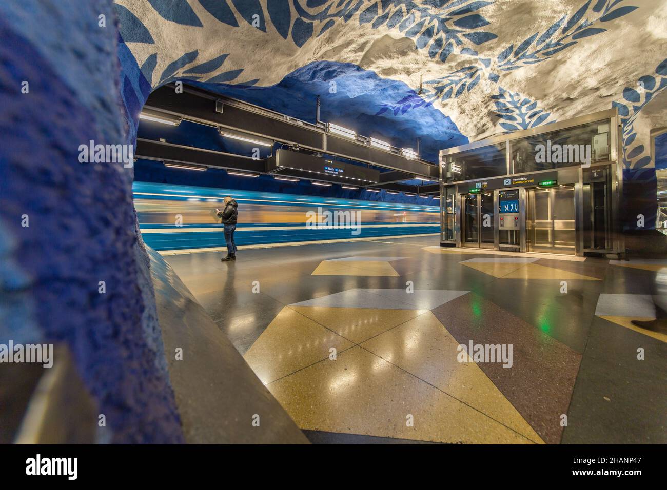 Stockholm underground art hi-res stock photography and images - Alamy