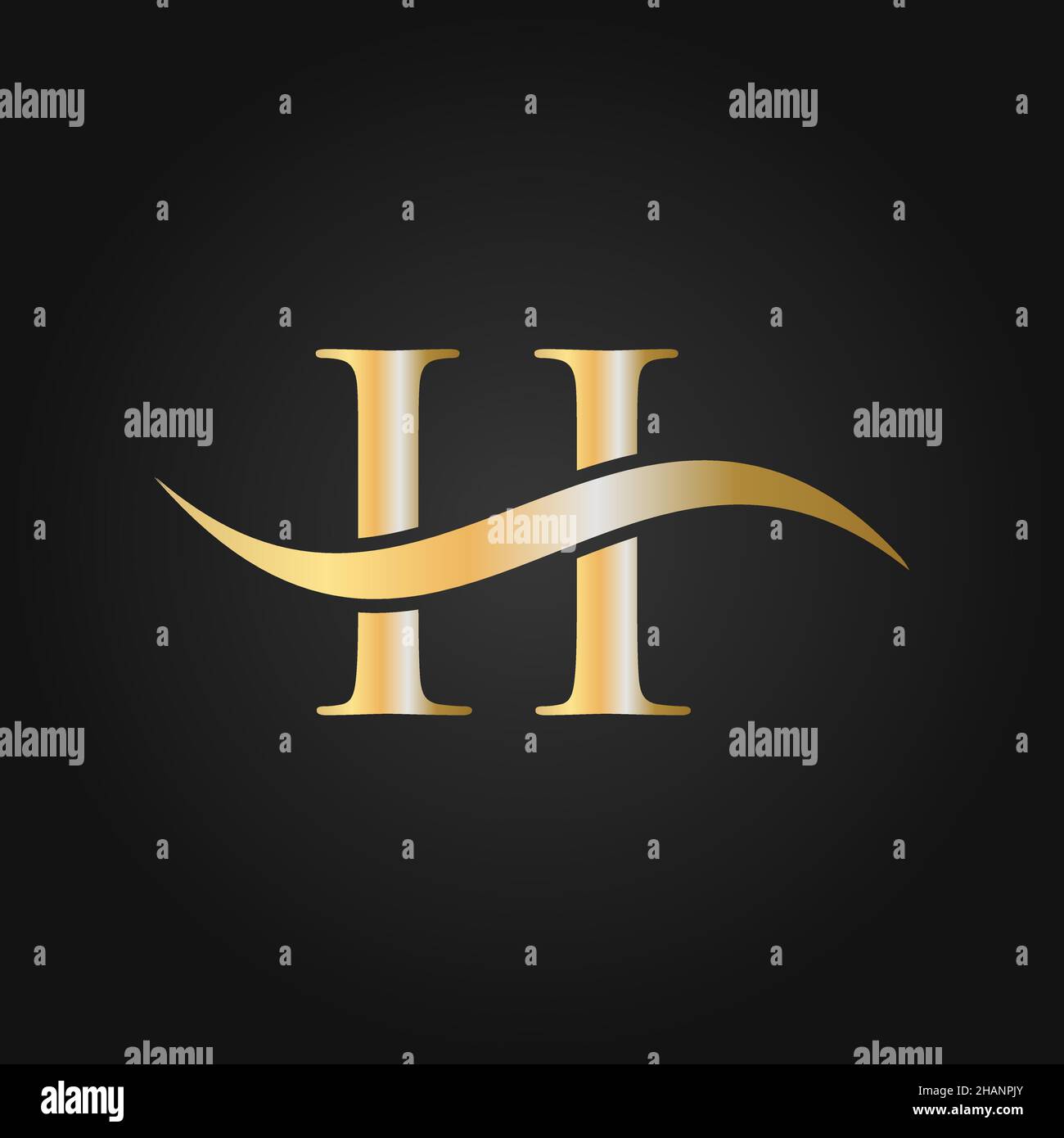 Letter II Logo Design Template. II, I I Letter Logo Modern, Flat ...