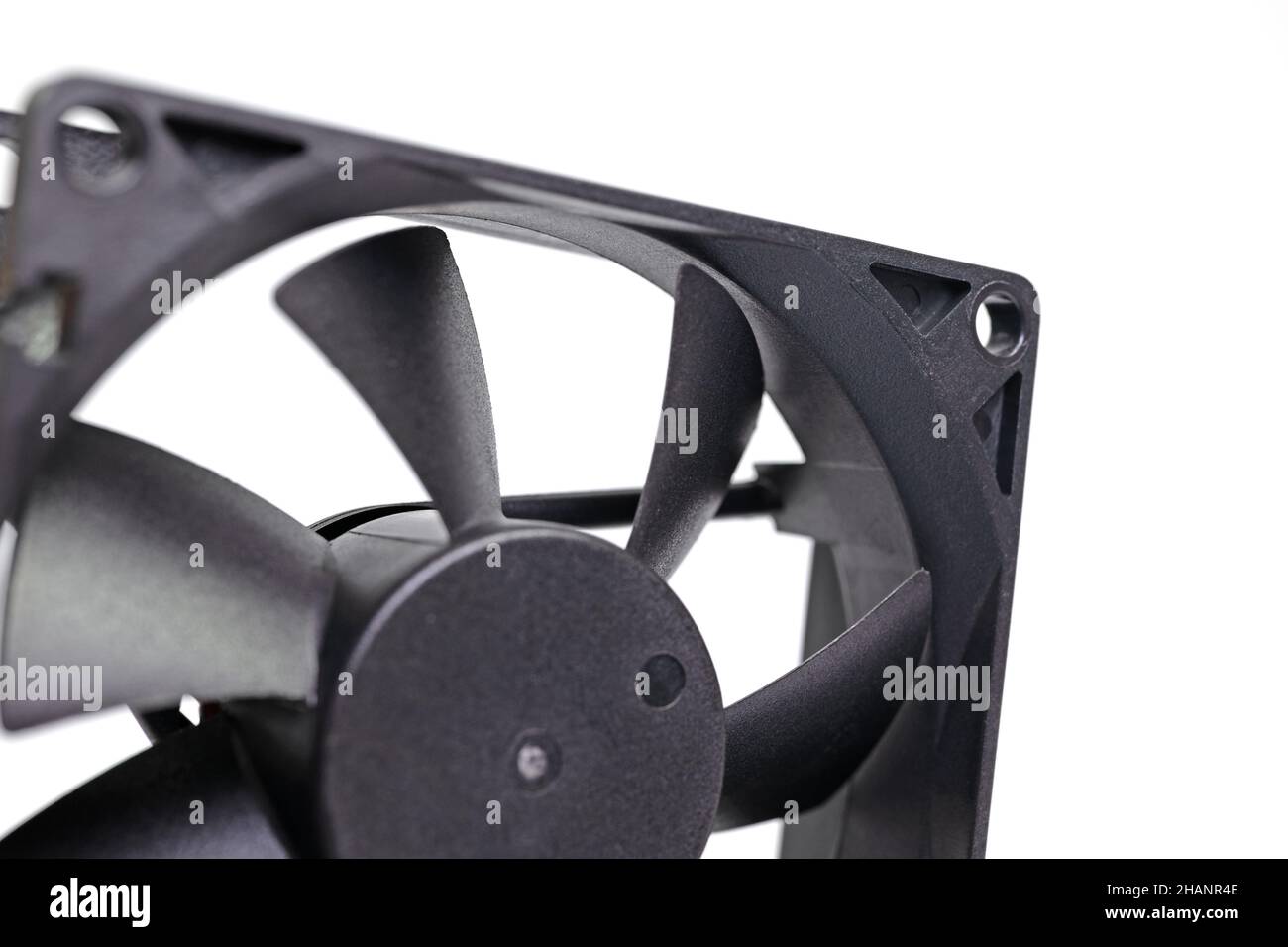 PC fan against white background Stock Photo - Alamy