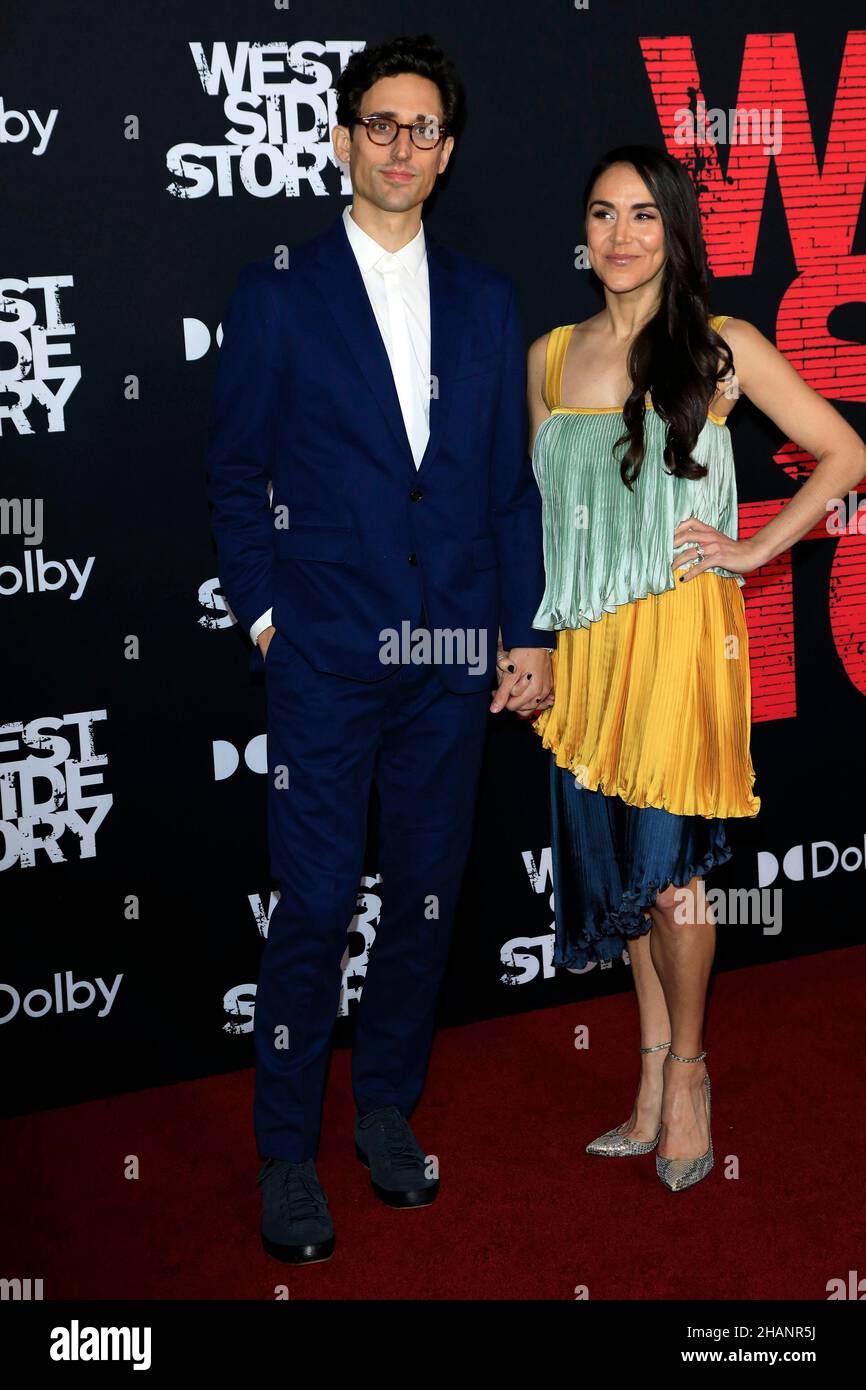 LOS ANGELES - DEC 7: Justin Peck, Patricia Delgado at the West Side ...