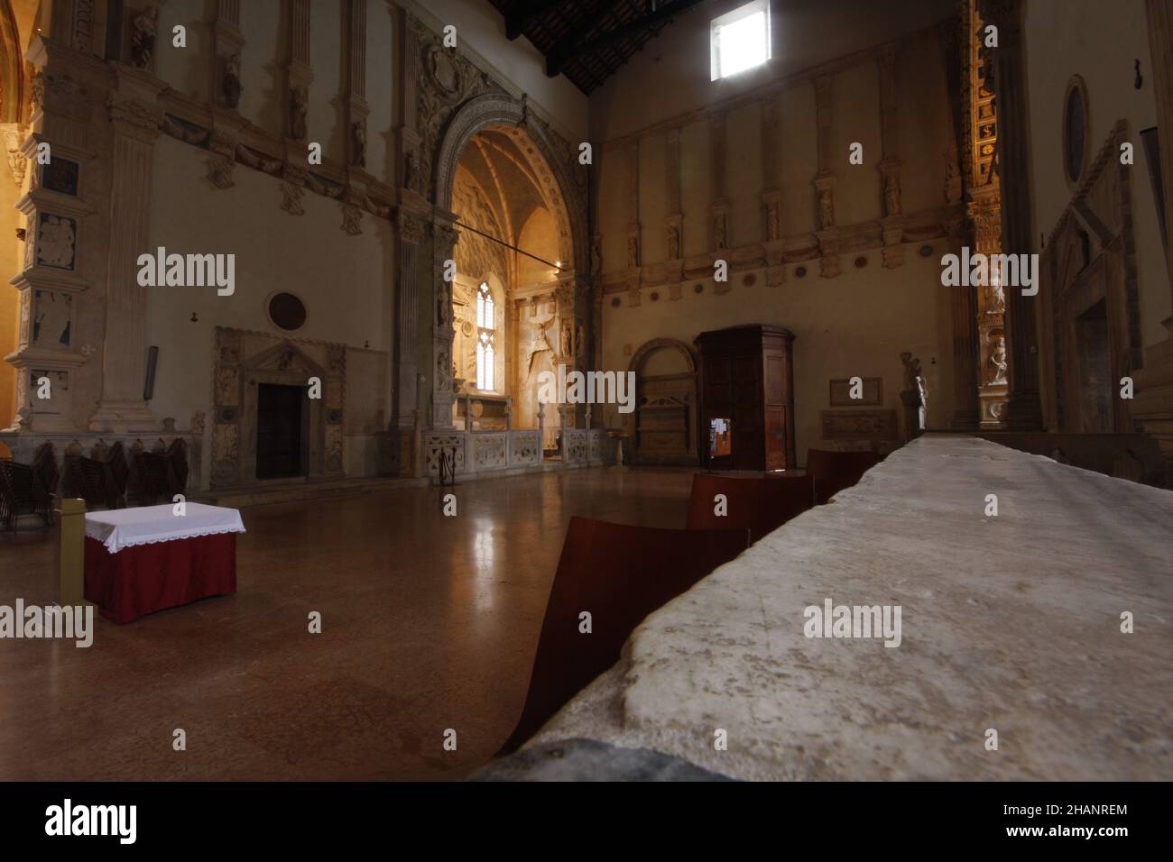 Beautiful images of the interior of the church, Rimini cathedral, built ...