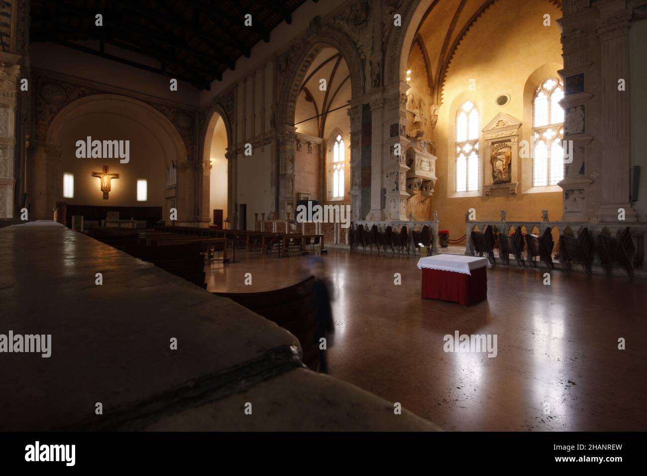 Beautiful images of the interior of the church, Rimini cathedral, built ...