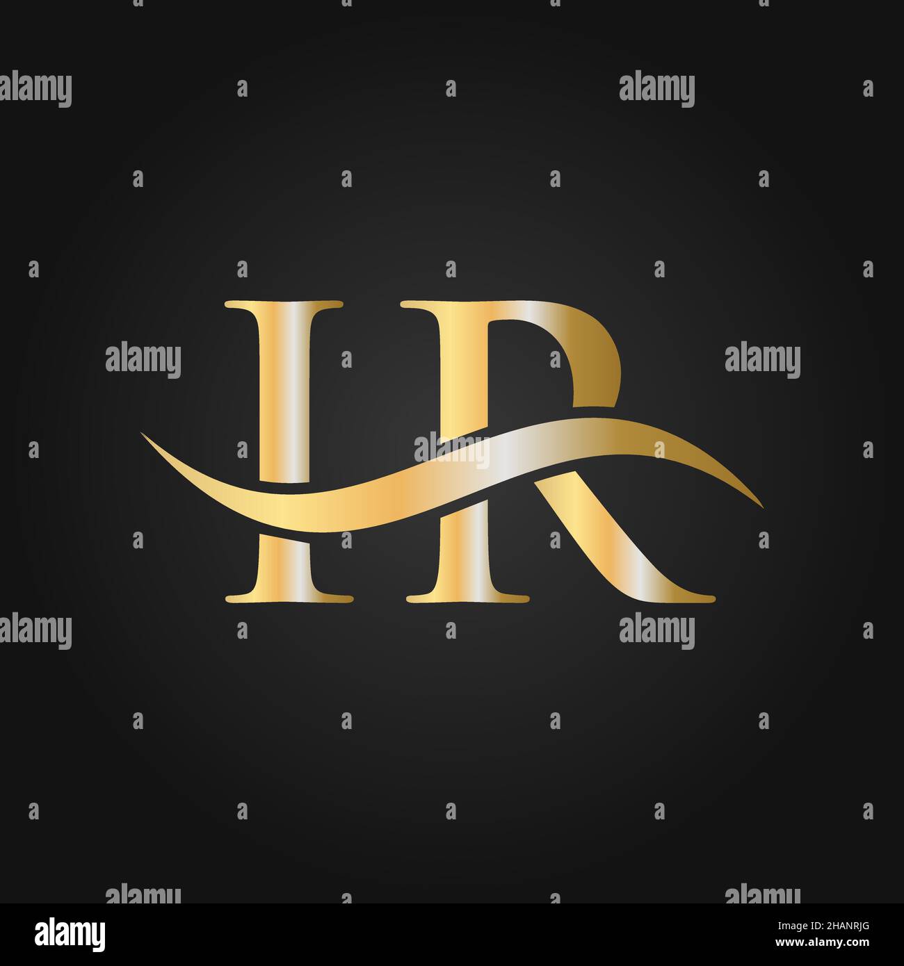 Letter IR Logo Design Template. IR, I R Letter Logo Modern, Flat ...