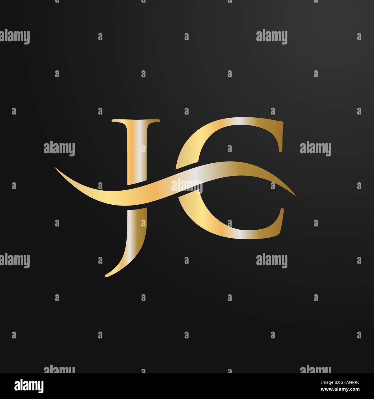 Letter JC Logo Design Template. JC, J C Letter Logo Modern, Flat ...