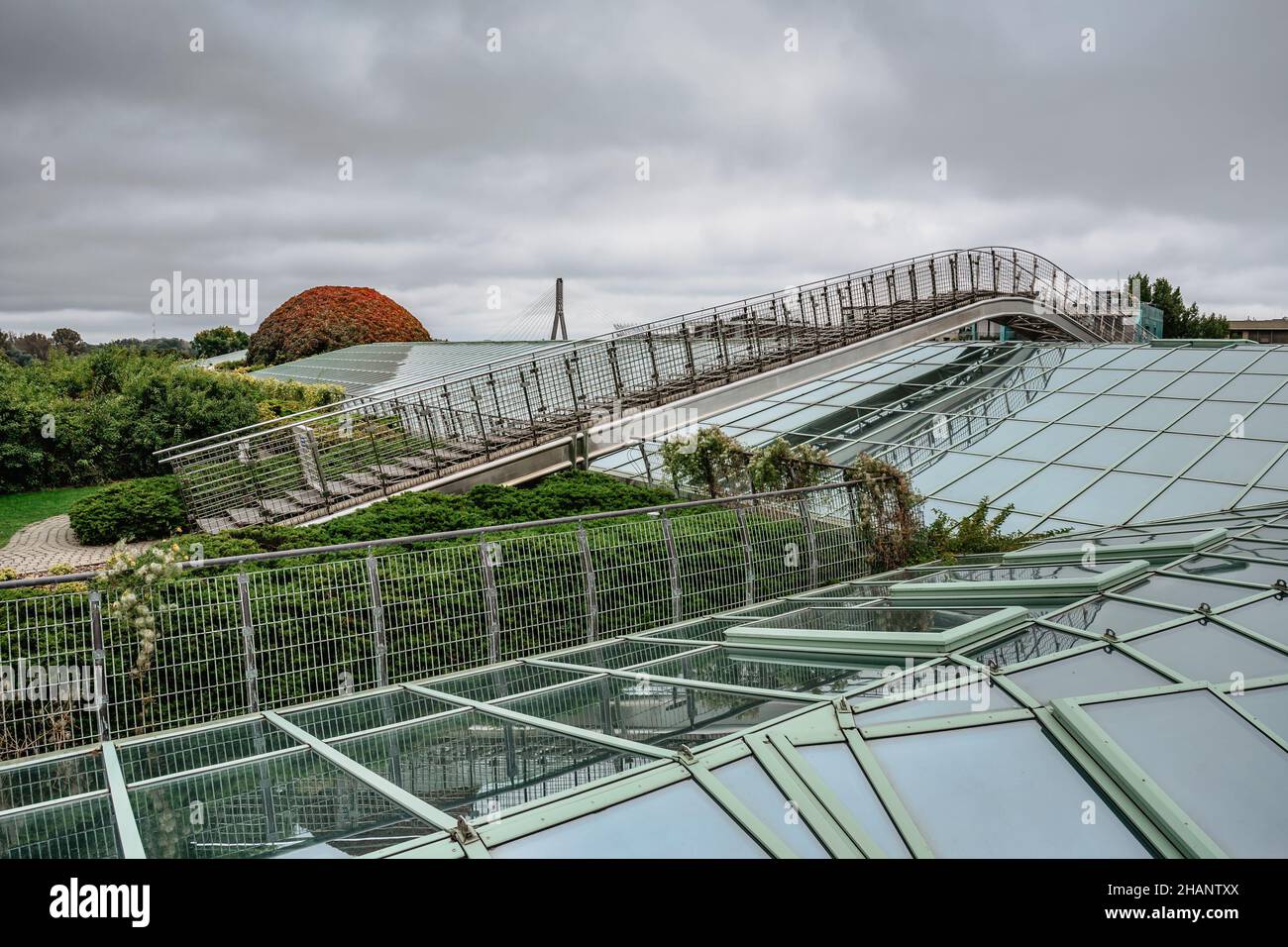 Unique Warsaw University Library Roof Garden,full of different green ...
