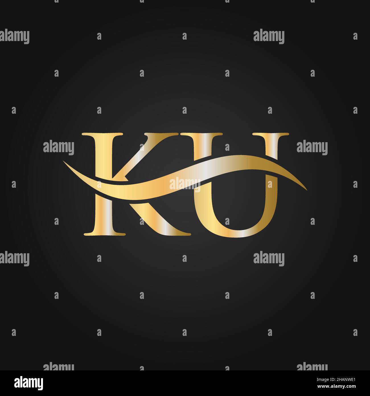 Ku modern logo hi-res stock photography and images - Alamy