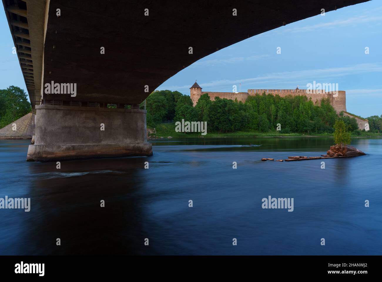Bridge over narva river hi-res stock photography and images - Alamy