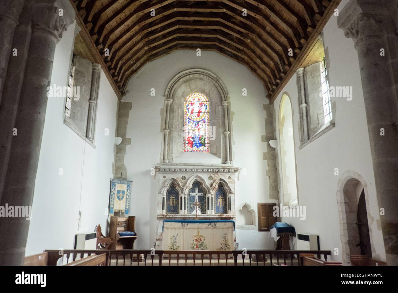 Ancient,old,Saxon,church,with,early Norman chancel arch,Church of St ...
