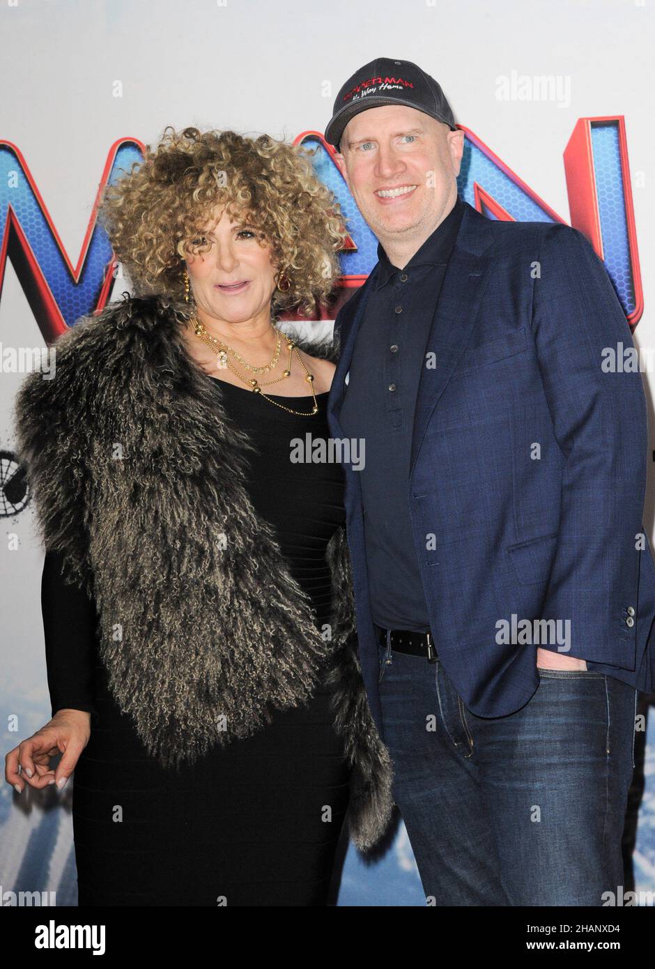 Los Angeles, CA. 13th Dec, 2021. Kevin Feige, Amy Pascal at arrivals ...