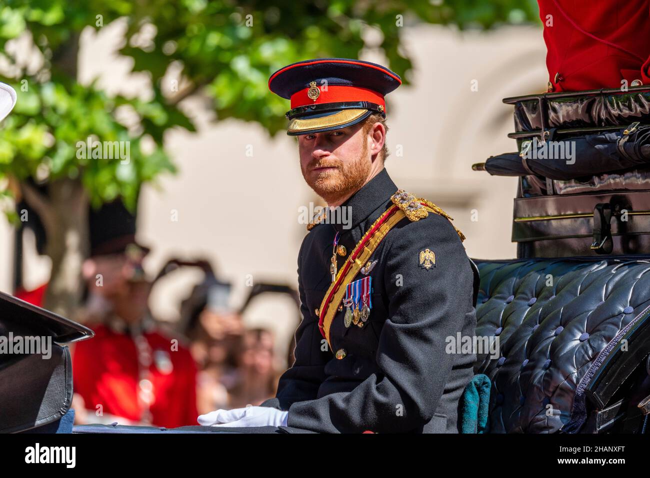 Prince Harry, Captain Harry Wales in his military role, in carriage ...