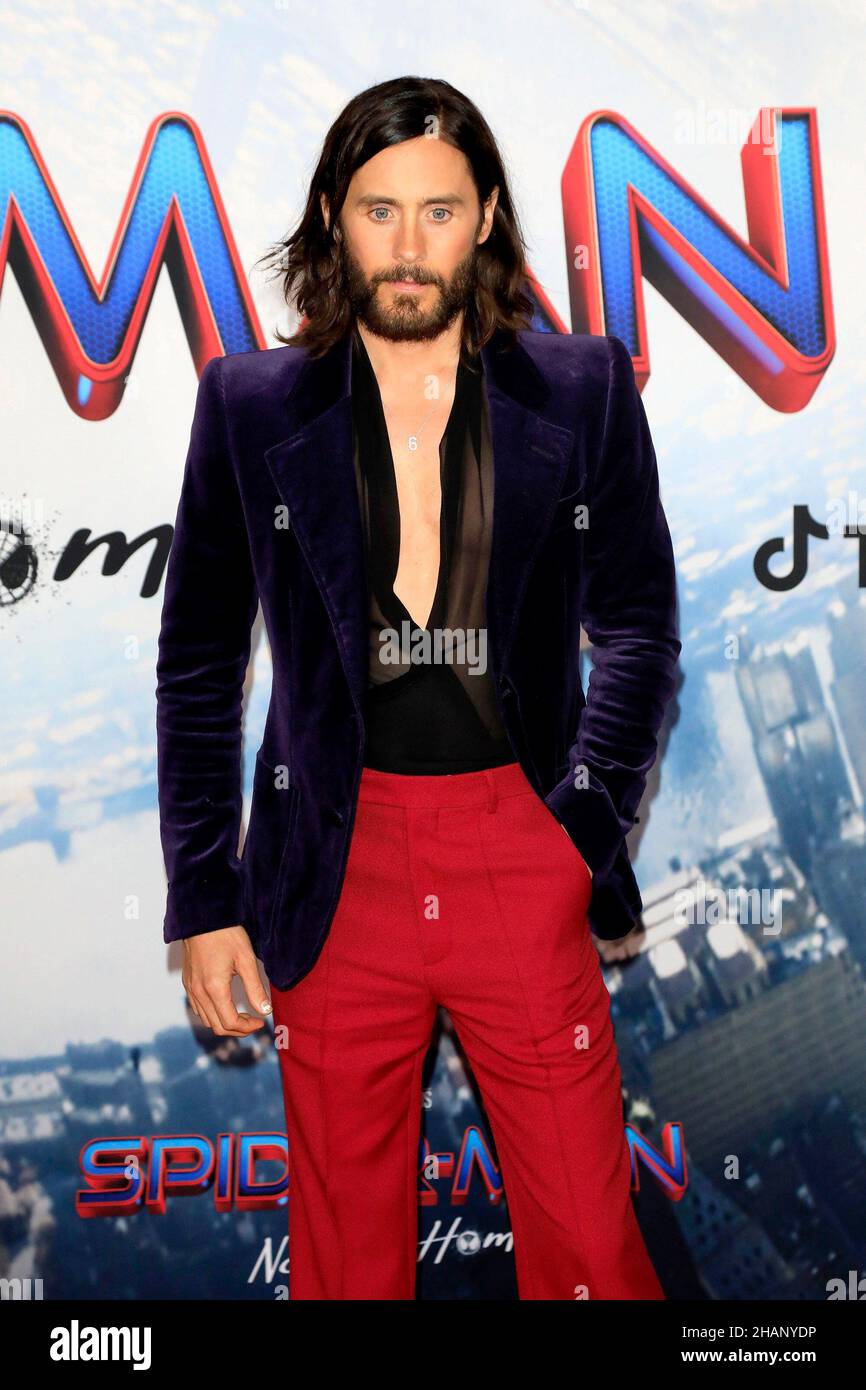 Los Angeles, CA. 13th Dec, 2021. Jared Leto at arrivals for SPIDER-MAN ...