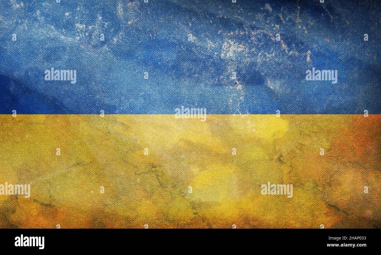 Top view of retro flag of Chemnitz with grunge texture. Federal ...