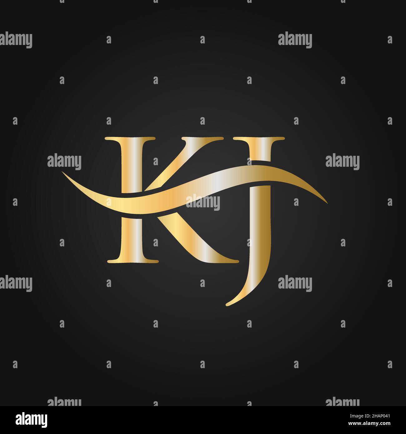Letter kj logo hi-res stock photography and images - Alamy