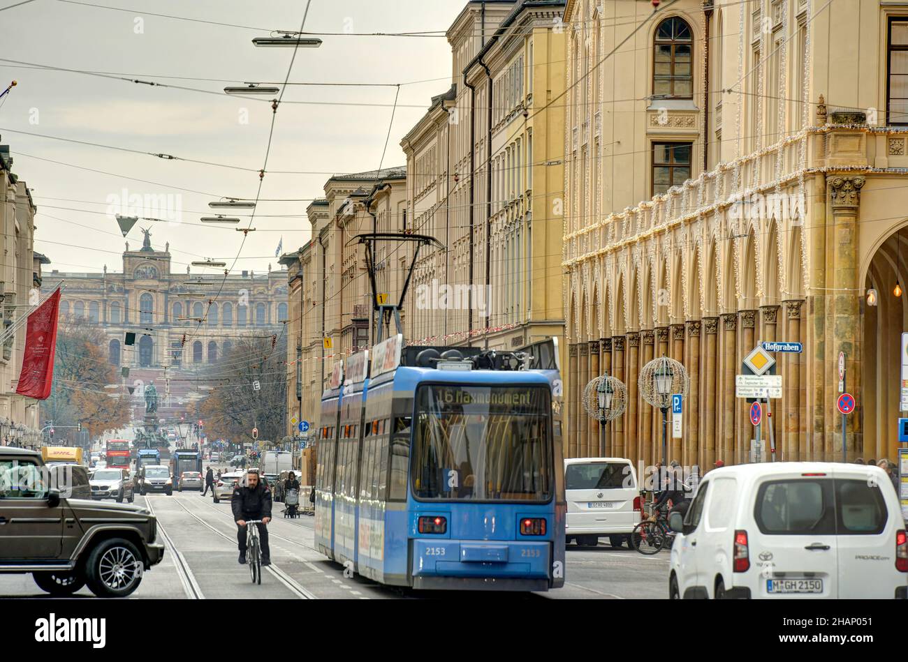 Munich landmarks, HDR Image Stock Photo - Alamy