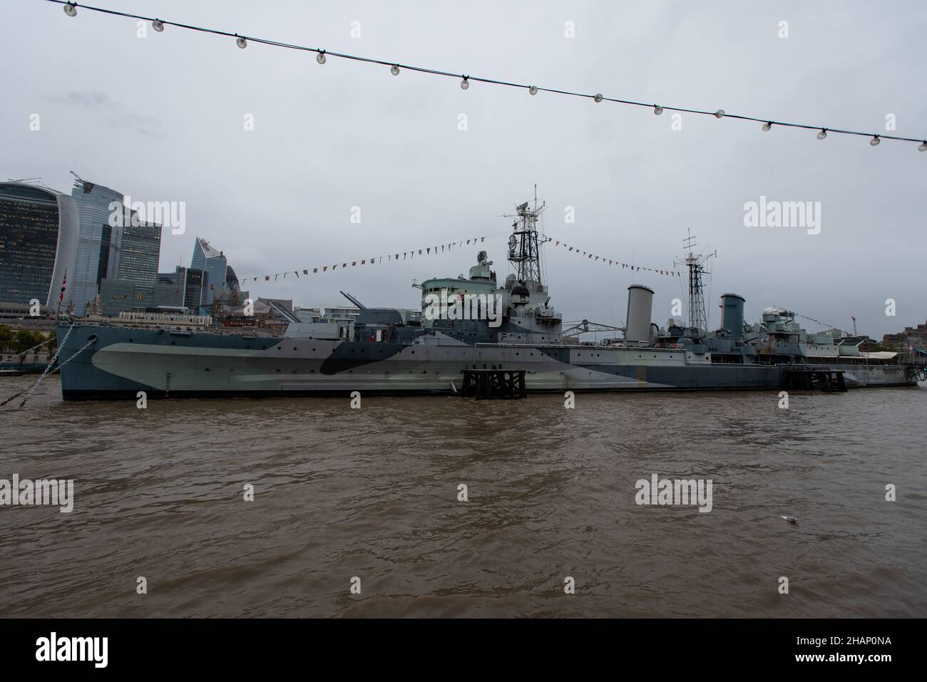 HMS Belfast is a Town Class light cruiser, Edinburgh type of the ...