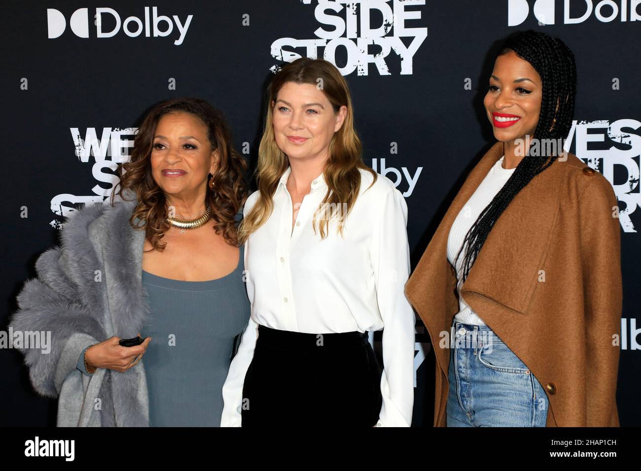 LOS ANGELES - DEC 7: Debbie Allen, Ellen Pompeo, Vivian Nixon at the ...