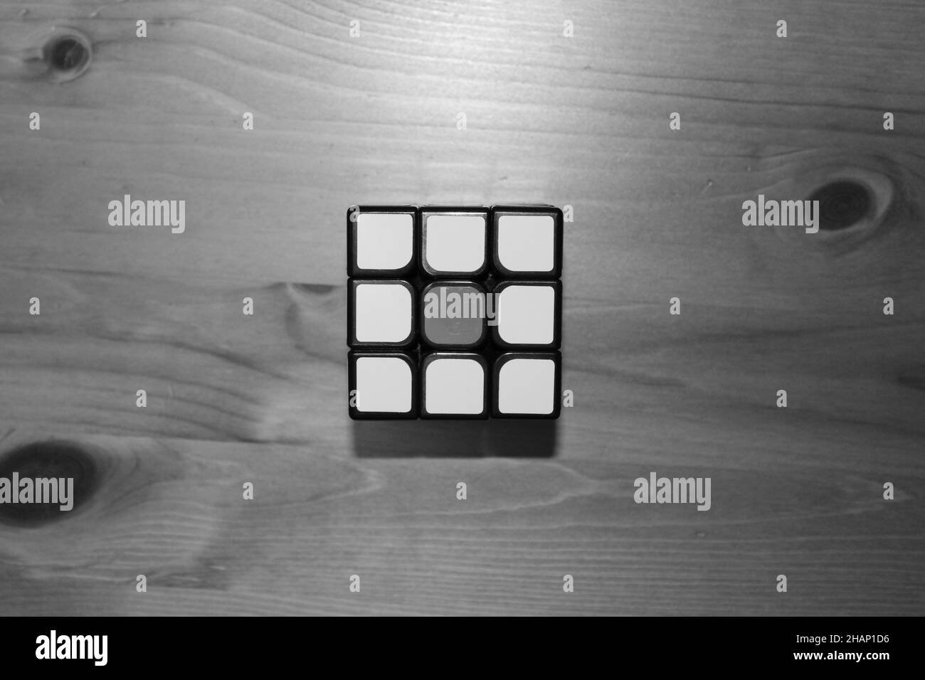 Rubik cube Black and White Stock Photos & Images - Alamy