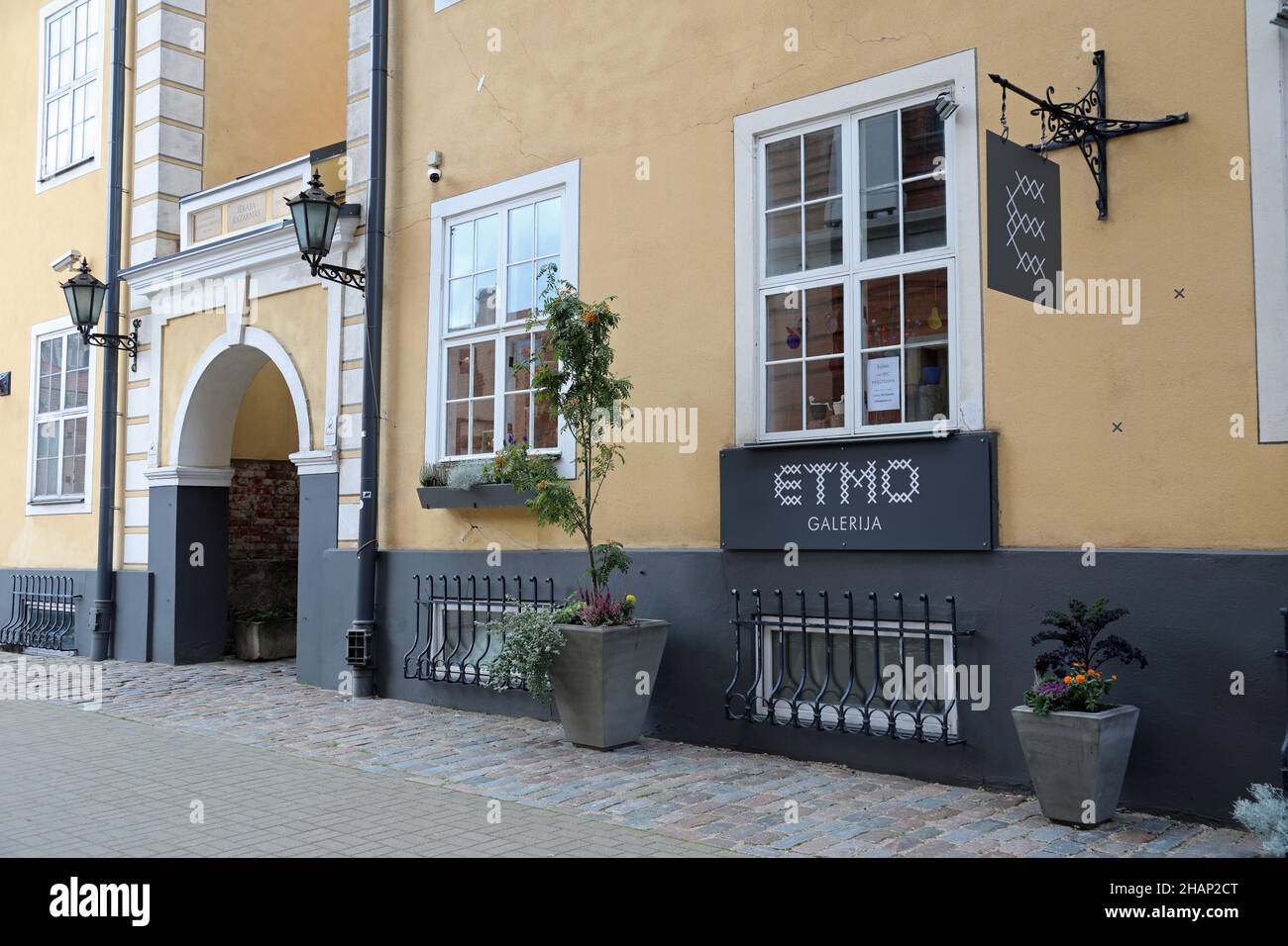 ETMO Gallery in Riga Stock Photo - Alamy