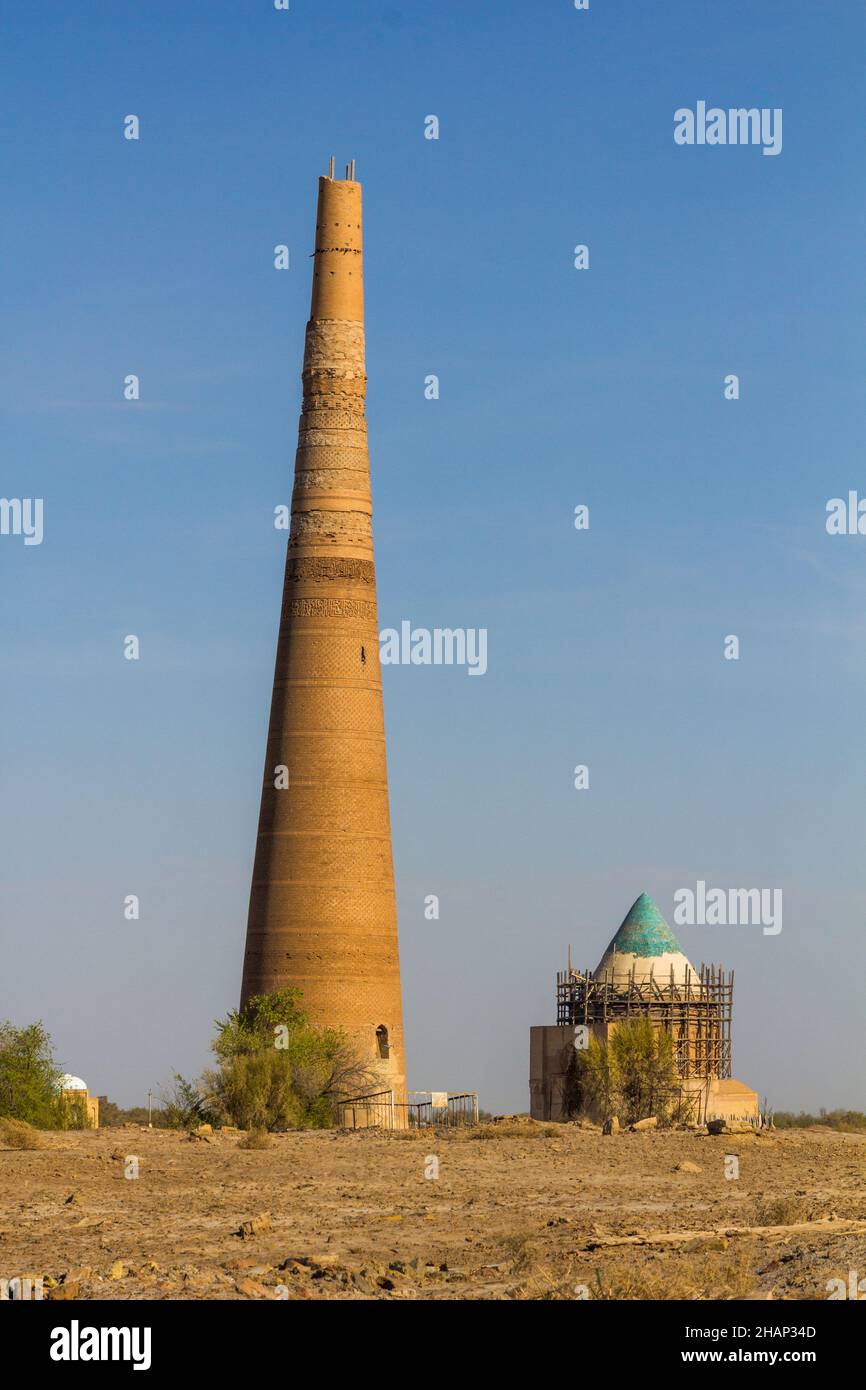 Turkmenistan minaret konye urgench hi-res stock photography and images ...