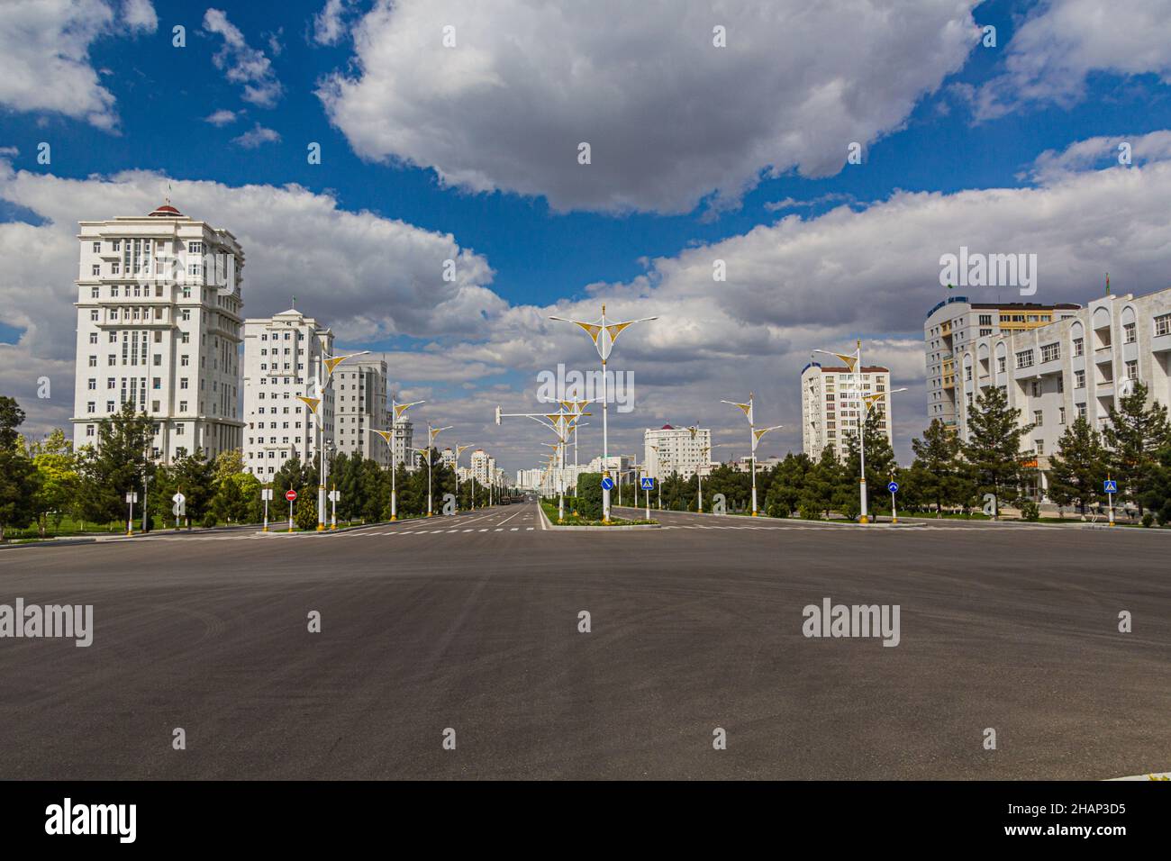 Architecture of modern Ashgabat, Turkmenistan Stock Photo - Alamy