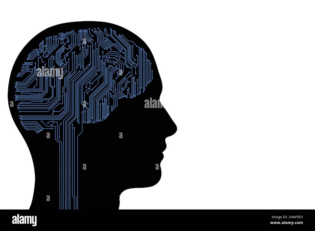 Technology mind circuit electronic Cut Out Stock Images & Pictures - Alamy
