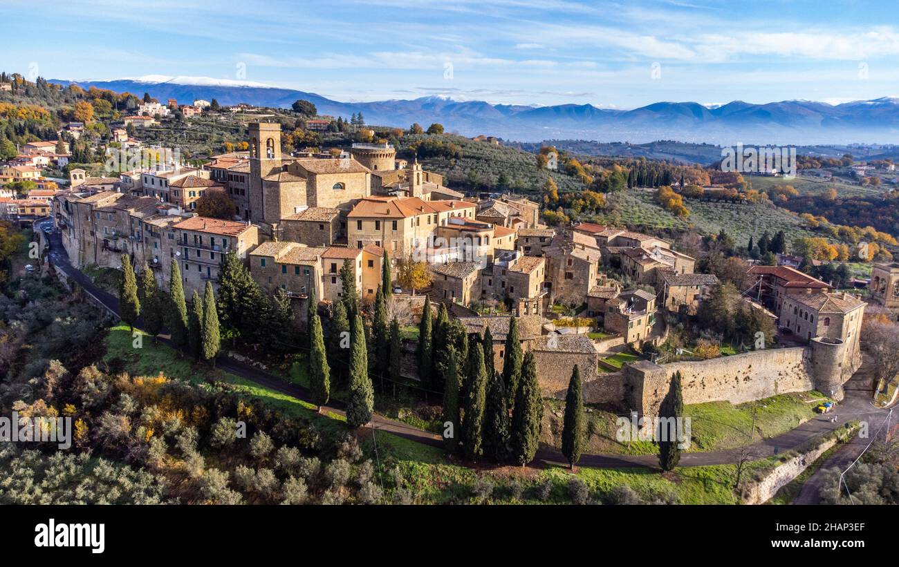 Gualdo Cattaneo, Umbria, Italy Stock Photo - Alamy