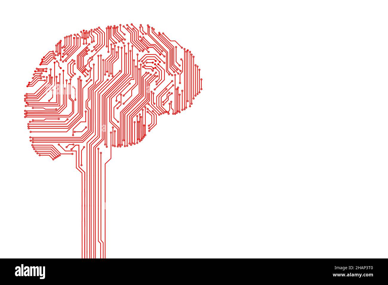 Electronic chip in brain Cut Out Stock Images & Pictures - Alamy