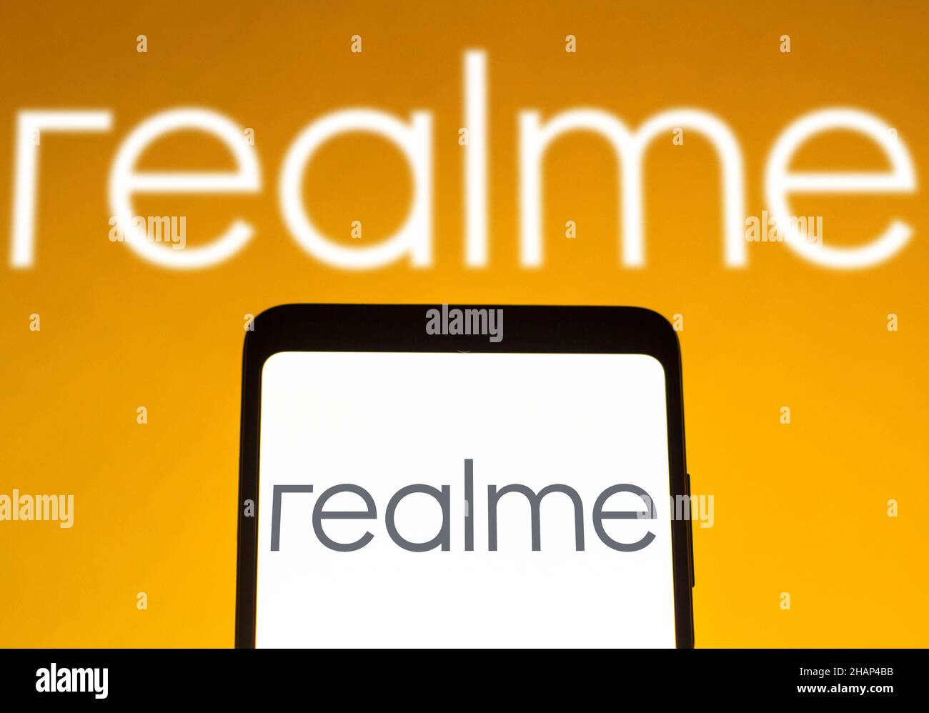 Realme logo hi-res stock photography and images - Alamy