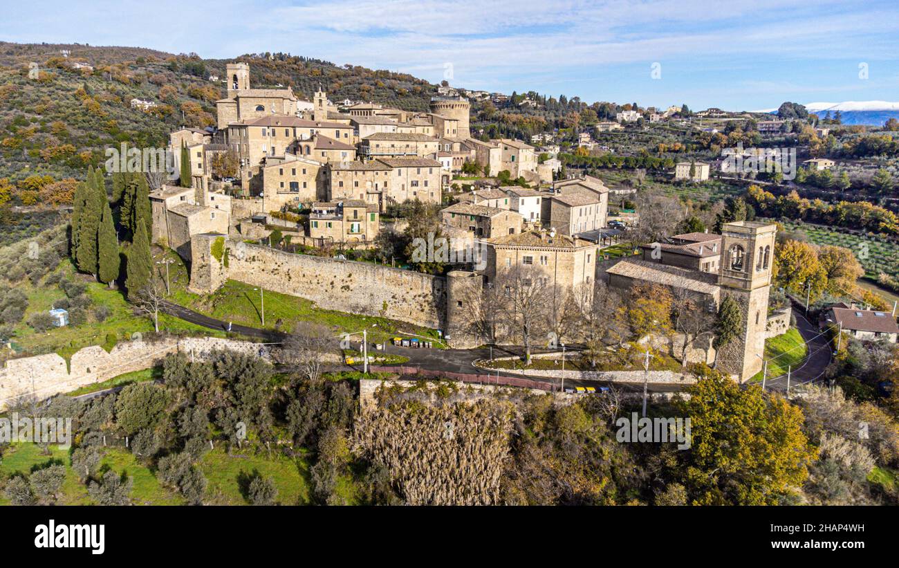 Gualdo Cattaneo, Umbria, Italy Stock Photo - Alamy