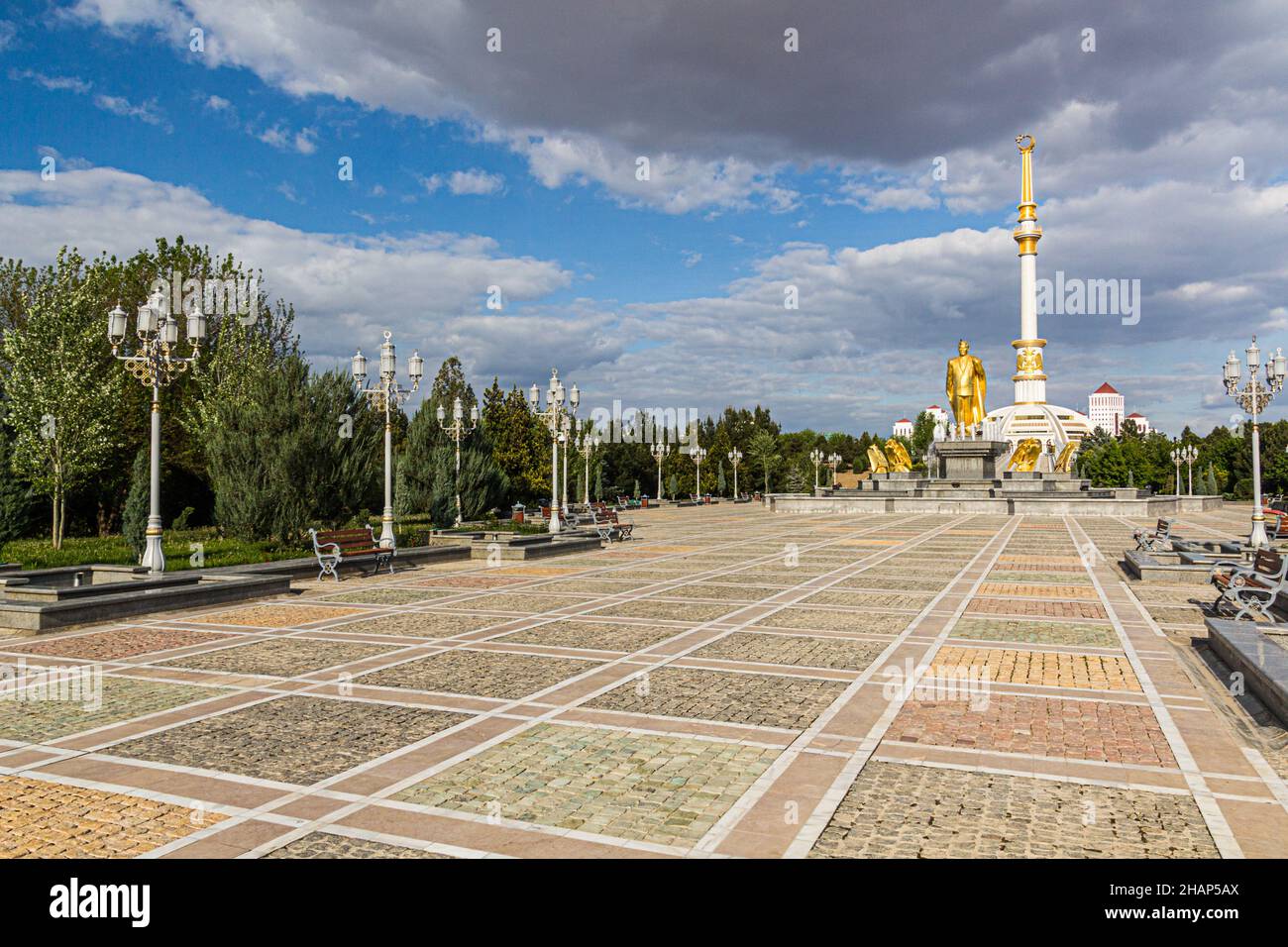 Independence monument in Ashgabat, Turkmenistan Stock Photo - Alamy