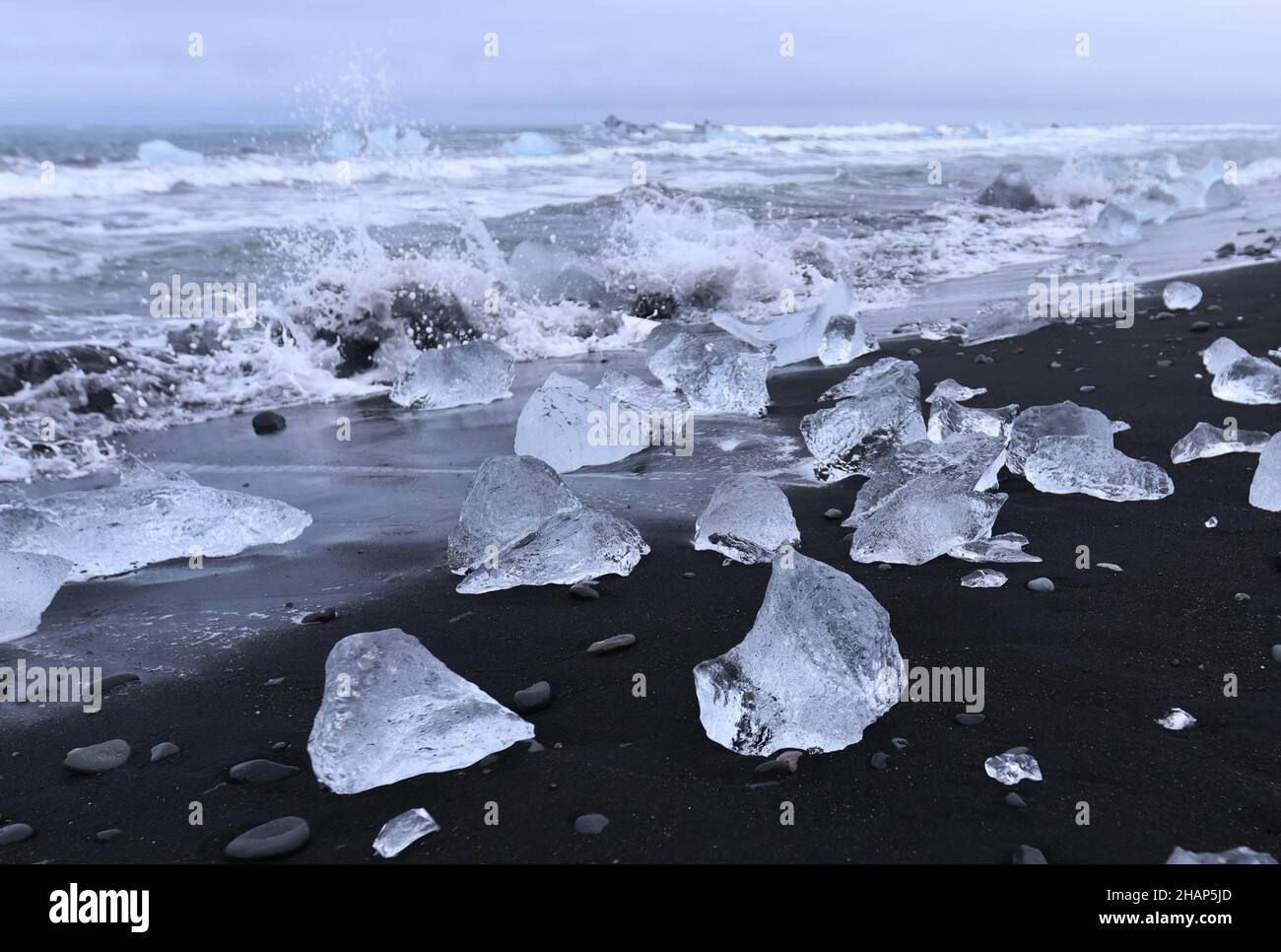 Ice diamonds on the beach, Diamonds Beach Iceland Stock Photo - Alamy