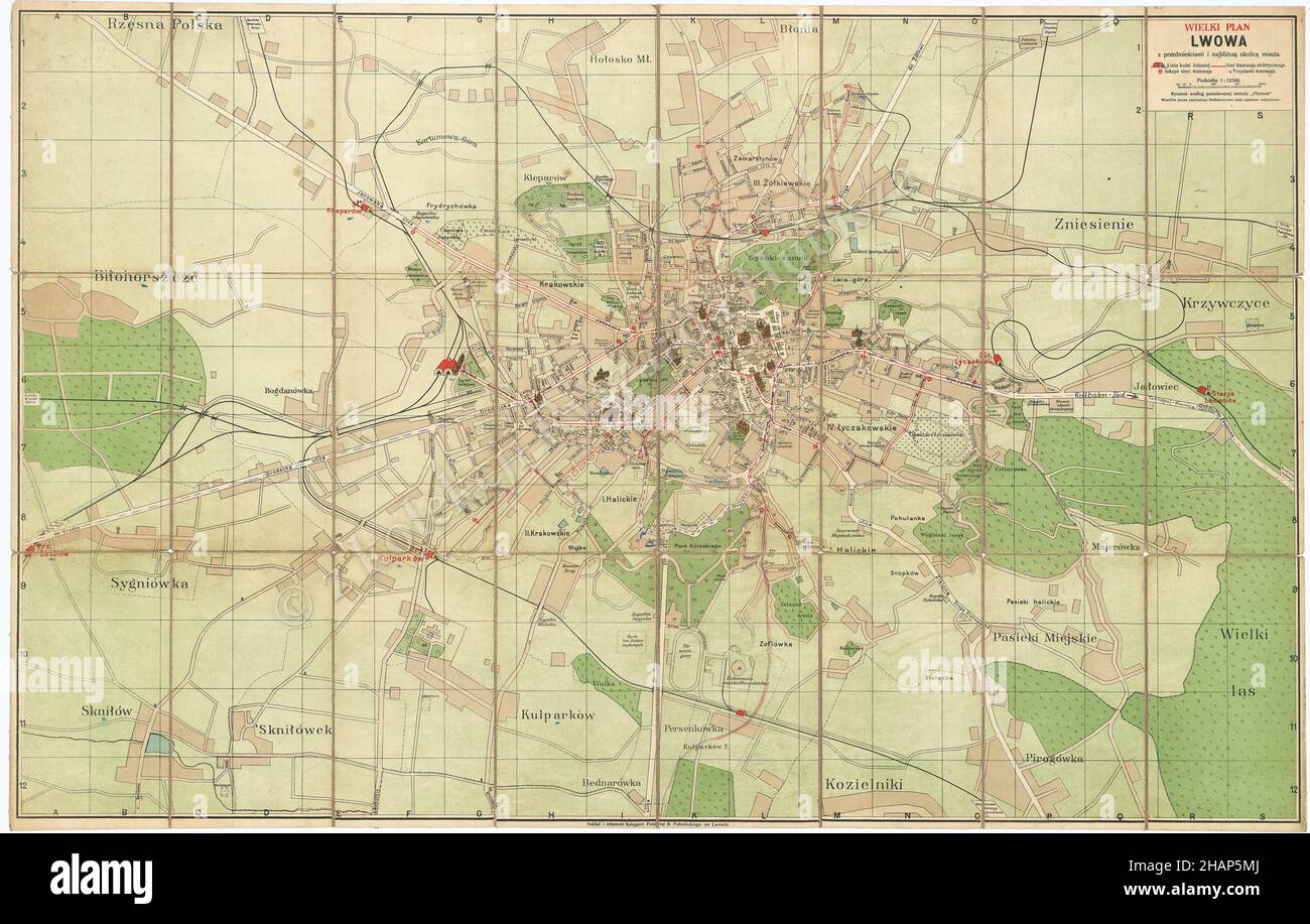 Lwow Map, Map of Lwow, Lwów Map, Lviv Map, Map of Lviv, Lvov Map, Lviv ...