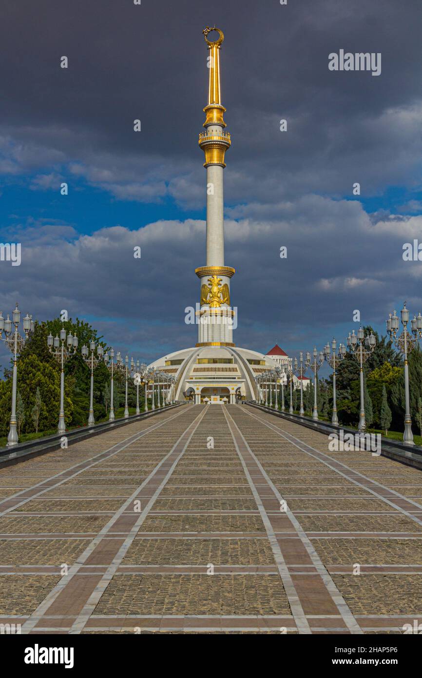Independence Monument in Ashgabat, Turkmenistan Stock Photo - Alamy