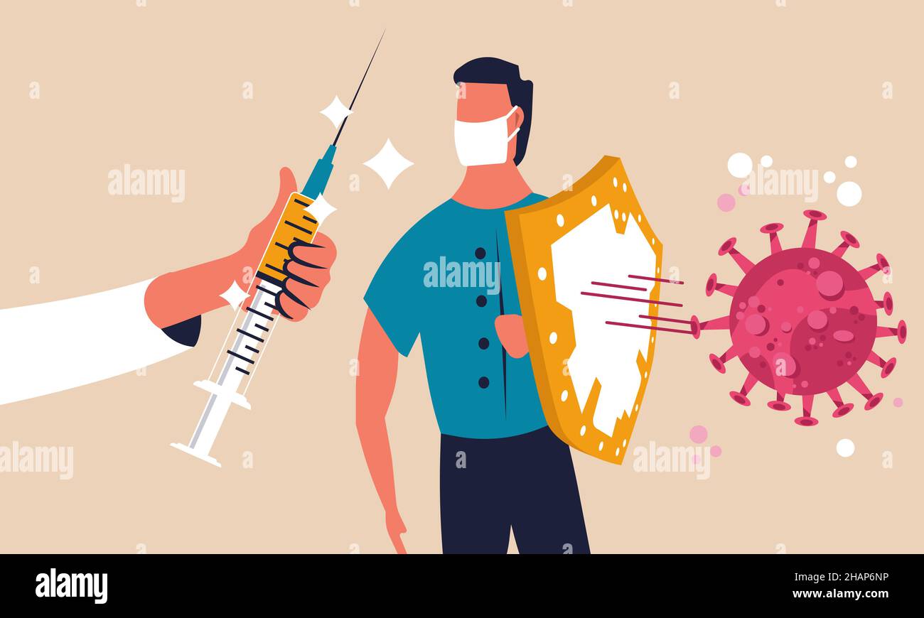 Coronavirus biohazard health care concept. Corona cure disease doctor ...