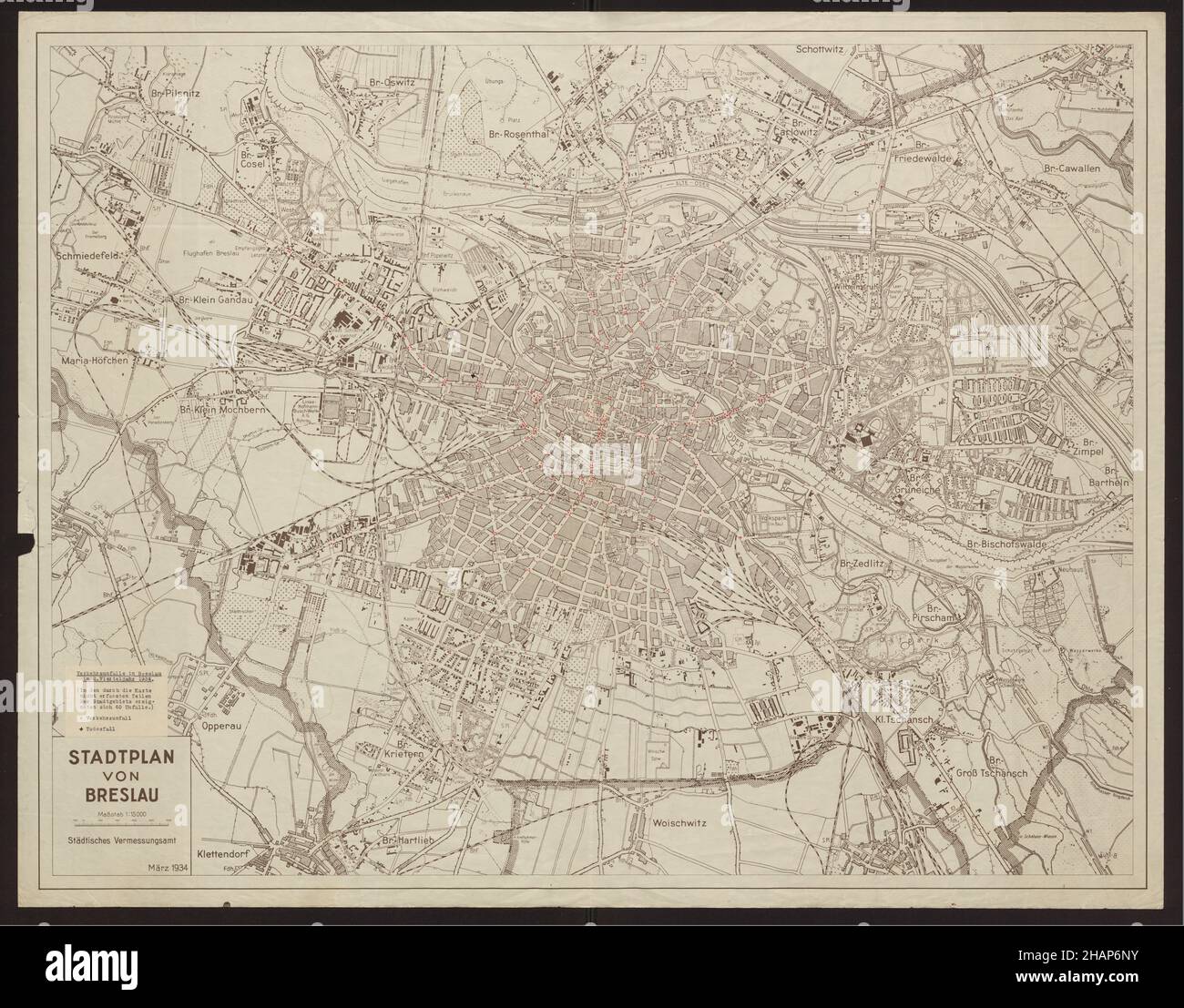 Wroclaw Map, Map of Wroclaw, Breslau Map, Wrocław Plan, Wrocław City ...