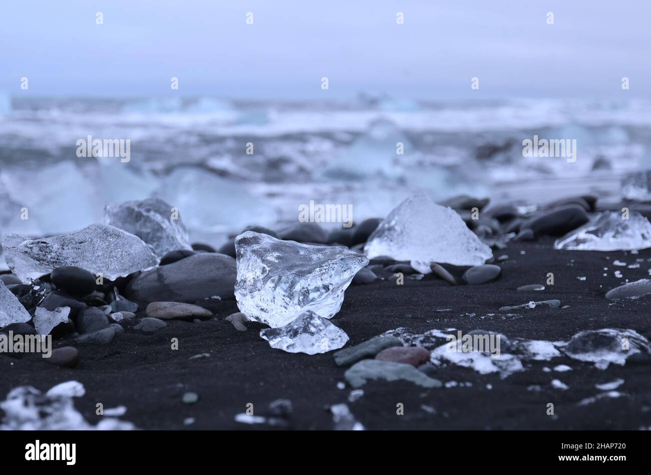 Ice diamonds on the beach, Diamonds Beach Iceland Stock Photo - Alamy