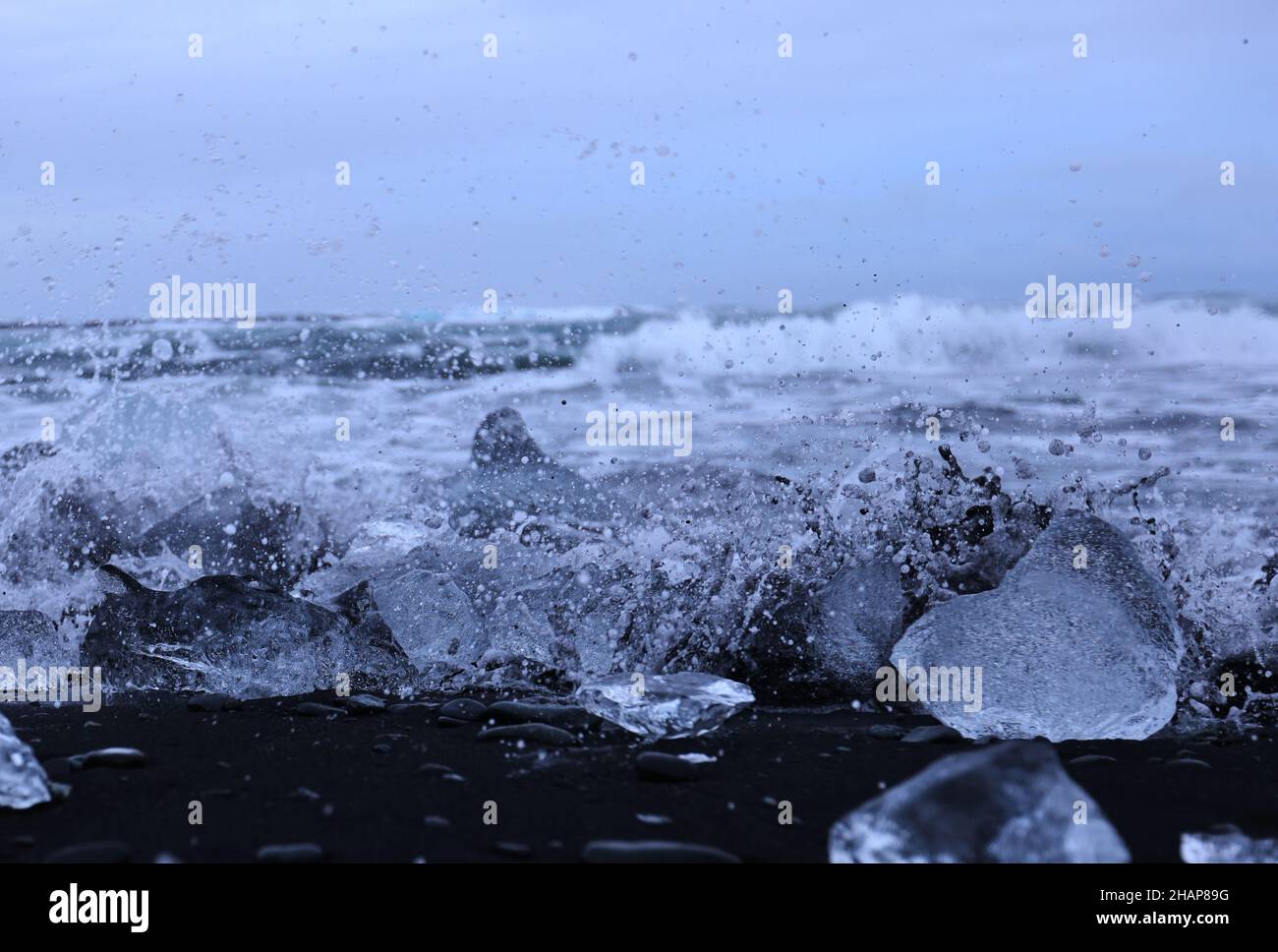 Ice diamonds on the beach, Diamonds Beach Iceland Stock Photo - Alamy
