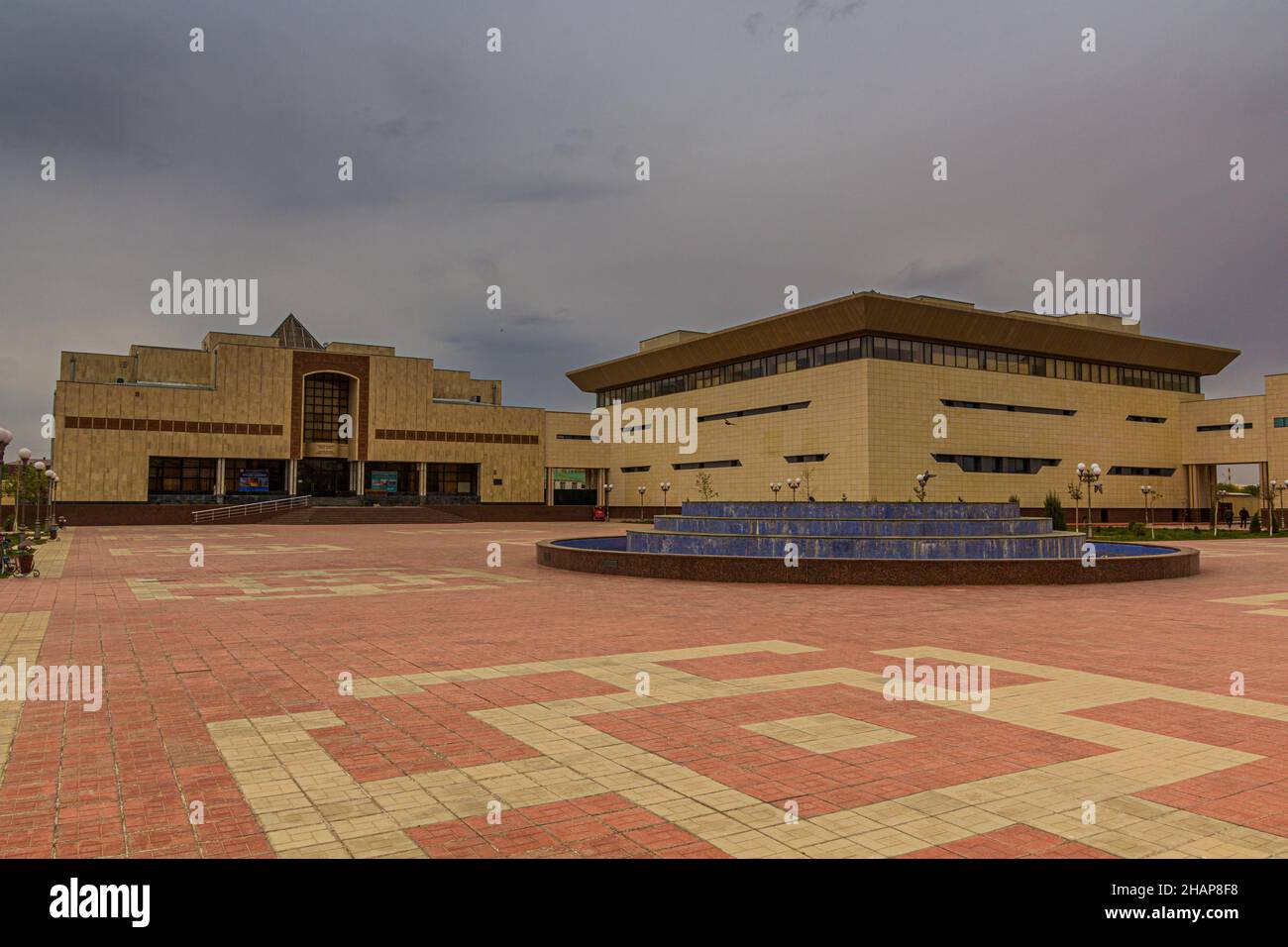 NUKUS, UZBEKISTAN - APRIL 21, 2018: Building of Savitsky Museum in ...