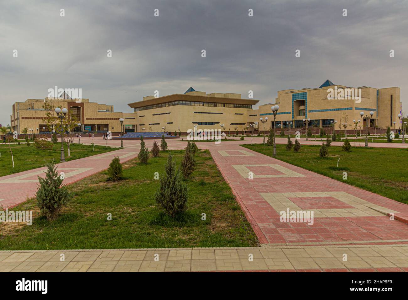 NUKUS, UZBEKISTAN - APRIL 21, 2018: Building of Savitsky Museum in ...