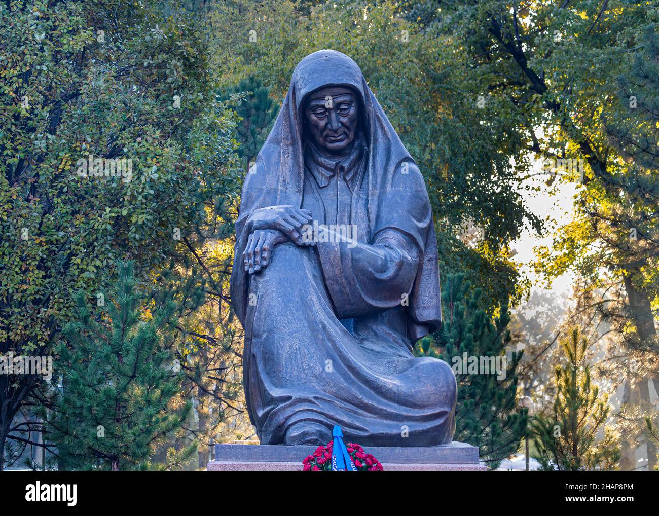 Crying Mother Statue in Tashkent , Uzbekistan Stock Photo - Alamy
